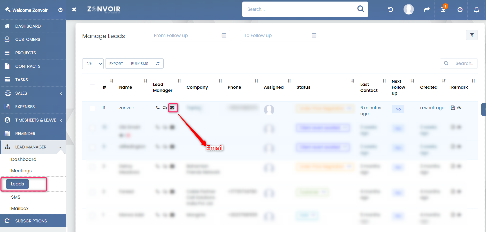 Lead Manager Module for Perfex CRM by zonvoir | CodeCanyon
